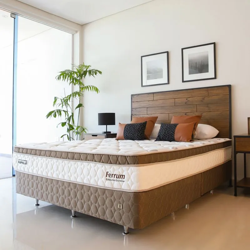 Sommier Dormilar Ferrum 200x200 cm | Sueñolar Paraguay